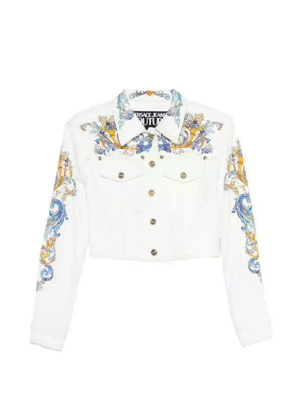 Versace Long-sleeves Jacket - White