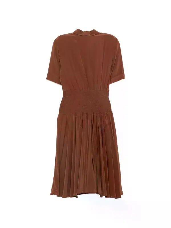Dior 1980s Pleated Midi Dress