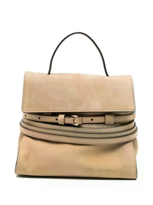 Moschino Small Tie Me Tote Bag - Neutrals
