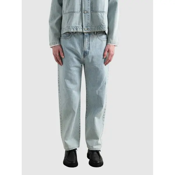 EDMMOND STUDIOS Avail Relaxed Fit Jeans - Plain Bleach