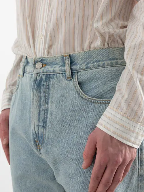 EDMMOND STUDIOS Avail Relaxed Fit Jeans - Plain Bleach
