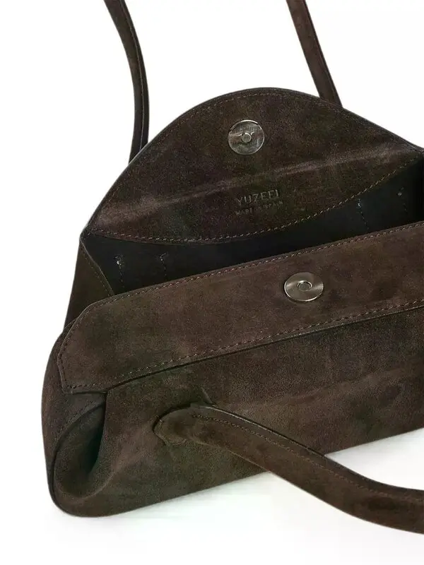 Yuzefi Mini Oyster Suede Shoulder Bag