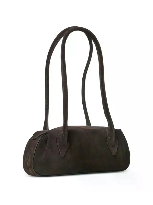 Yuzefi Mini Oyster Shoulder Bag - Brown