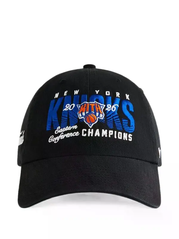Kith X Nba New York-embroidery Baseball Cap - Black