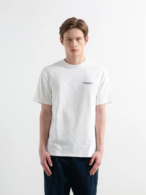 EDMMOND STUDIOS Melomaniac Printed T-shirt - Plain White