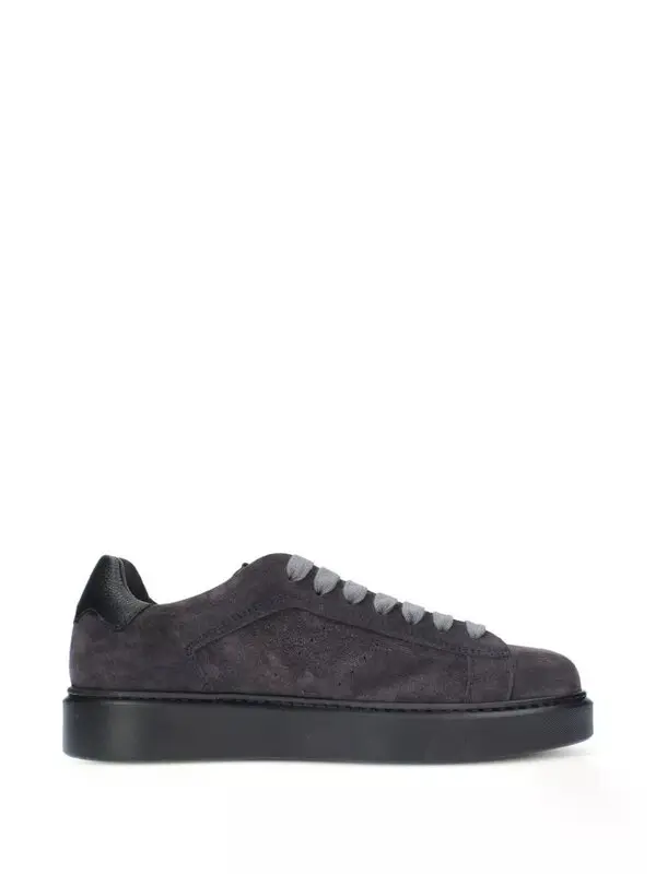 DOUCAL'S Suede Panel Sneakers