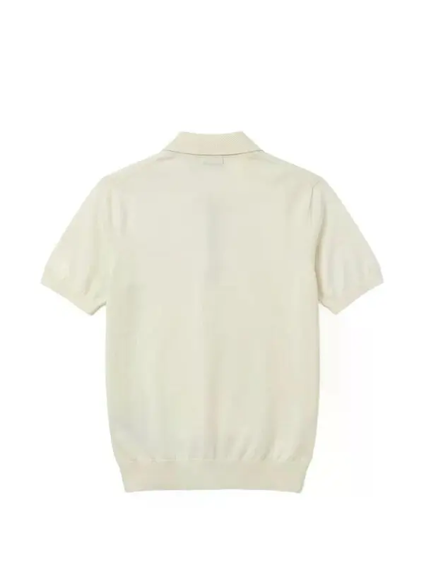 TOMBOLINI Quarter-zip Logo-embroidered Polo Shirt