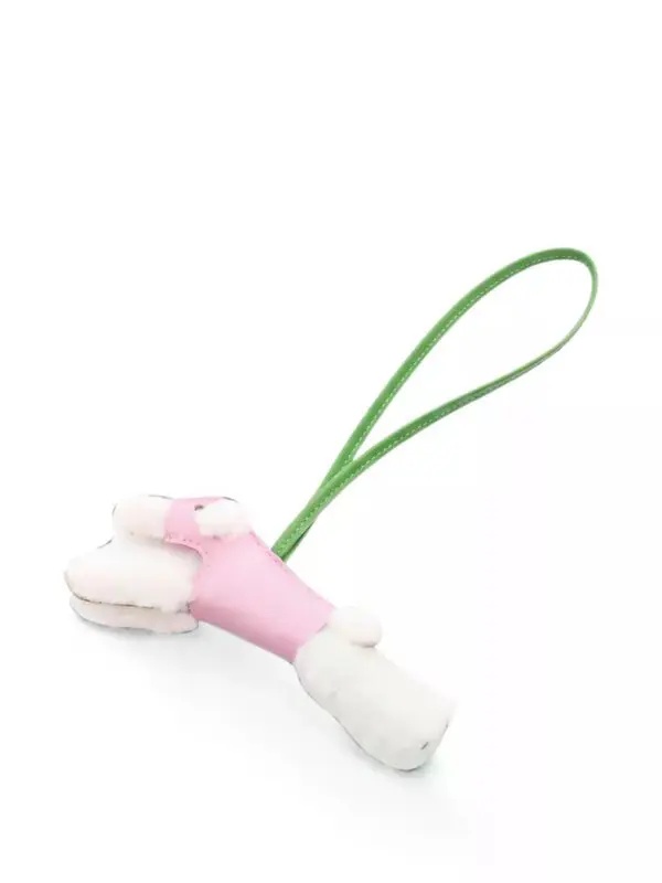 Hermès 2025 Budy Fur Bag Charm - Pink