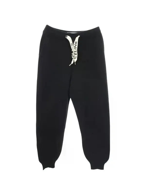 Celine 2000s Logo-detail Track Pants - Black