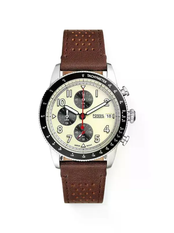 Fossil Sport Tourer Chronograph 42mm Watch - Neutrals