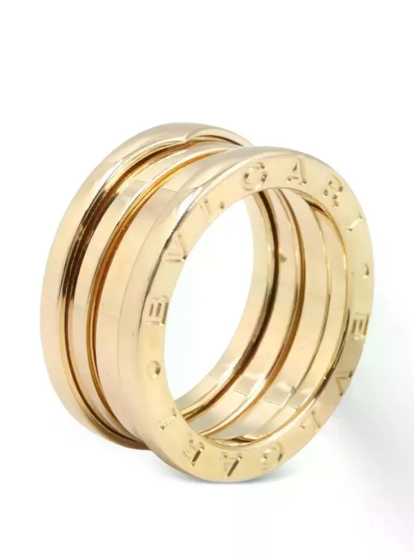 BVLGARI 18kt Yellow B.zero1 Three-band Ring - Gold