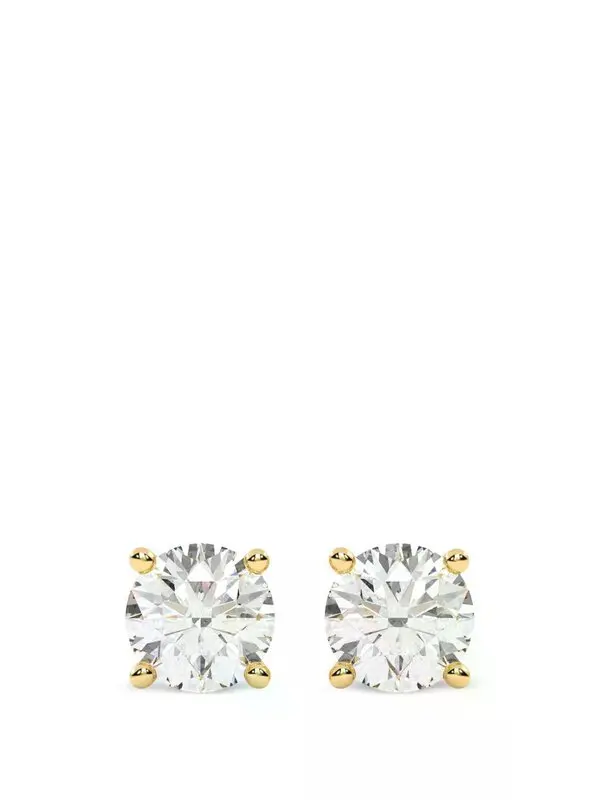 DIAMOND ESSENTIALS Diamond Stud Earrings - Gold