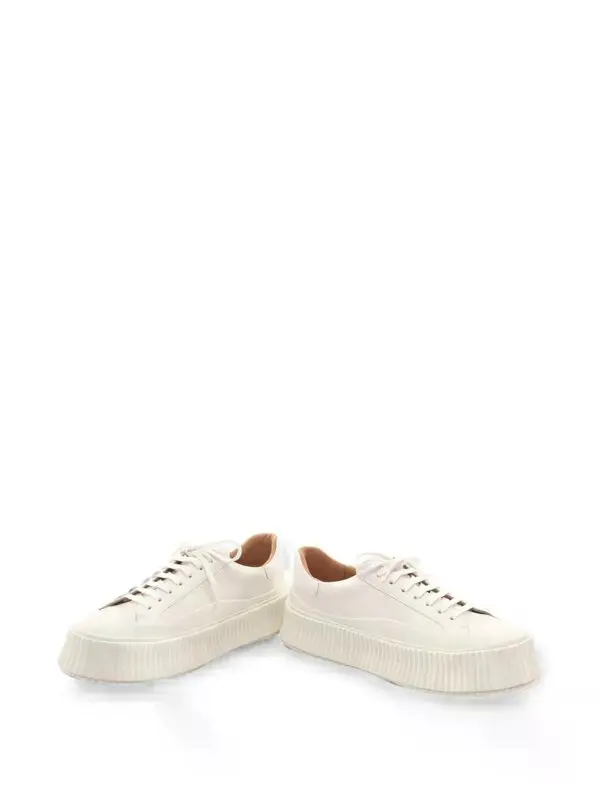 JIL SANDER 2020s Platform Leather Sneakers