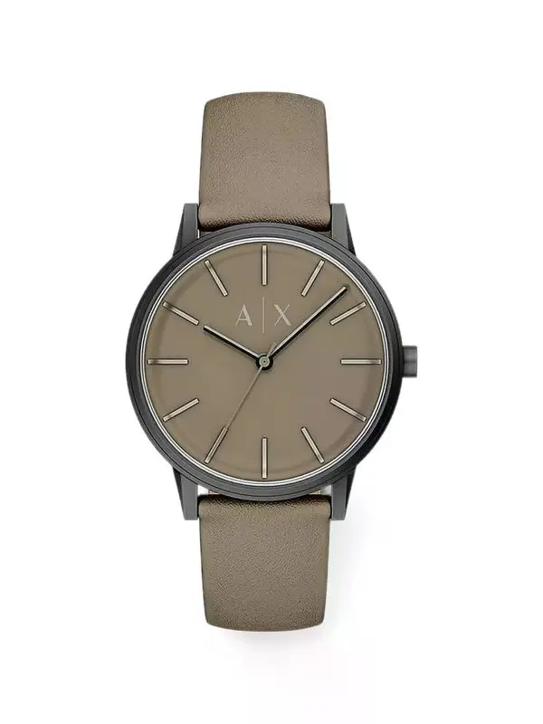 Armani Exchange Cayde Leather-strap 42mm Watch