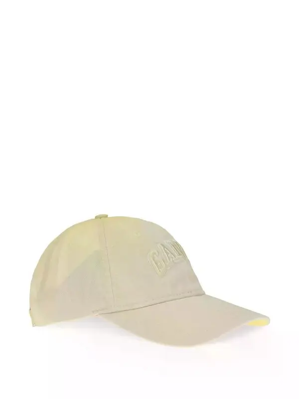 GANNI Logo Baseball Cap - Yellow