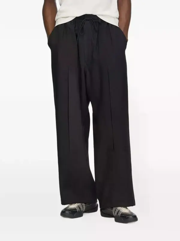 Y3 Sport Uniform Box-pleated Trousers