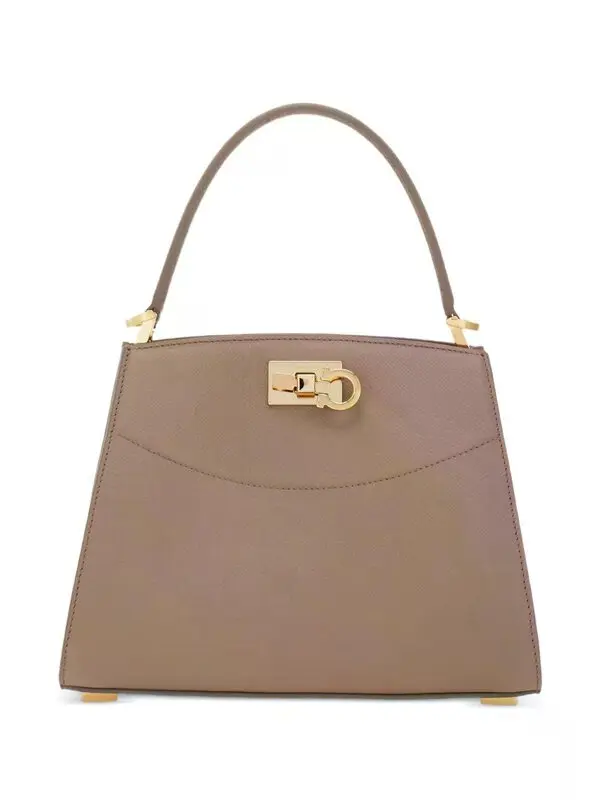 FERRAGAMO Studio Box Bag - Neutrals