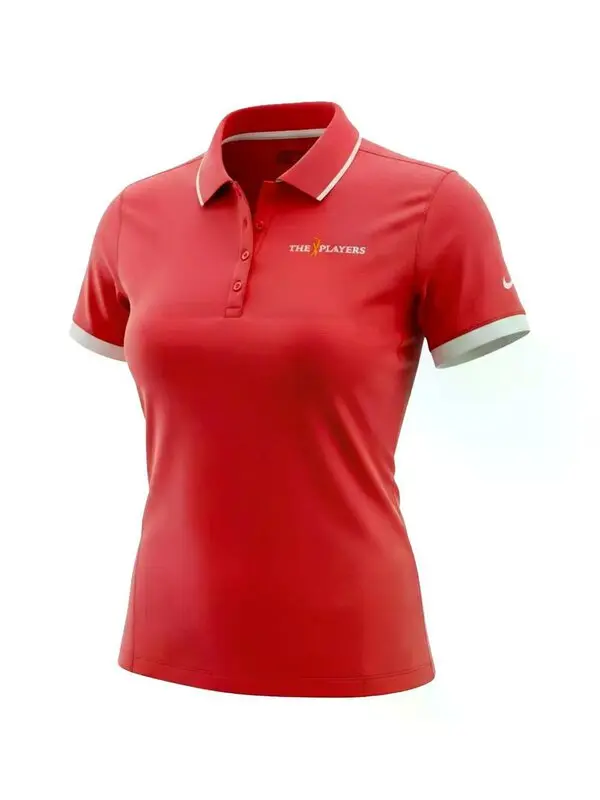 Nike Button-fastening Polo Top - Red