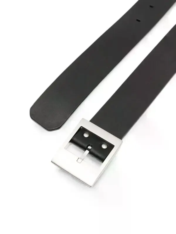 Rick Owens Square-buckle Leather Belt