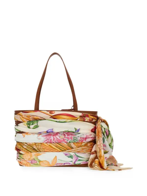 FERRAGAMO Tote Bag With Scarf Detail