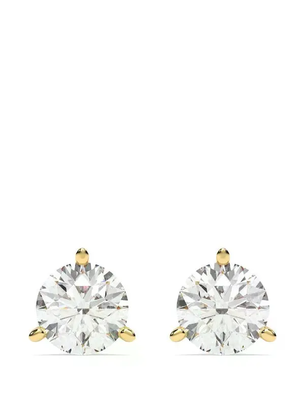 DIAMOND ESSENTIALS Diamond Stud Earrings - Gold
