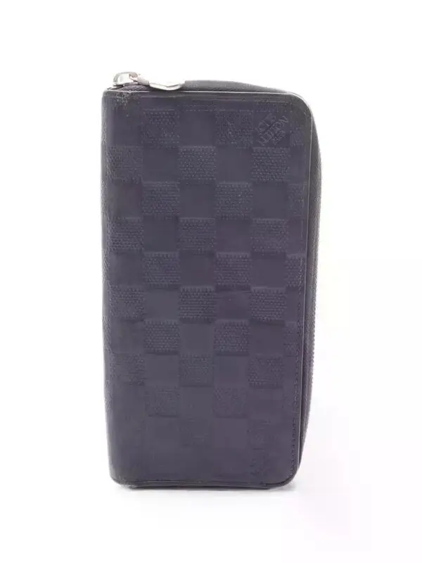 LOUIS VUITTON 2019 Damier Zip Wallet - Blue