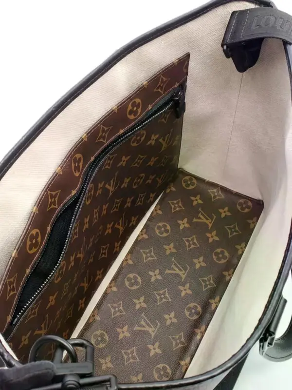 LOUIS VUITTON 2010s Monogram Macassar Weekend Tote Pm Tote Bag