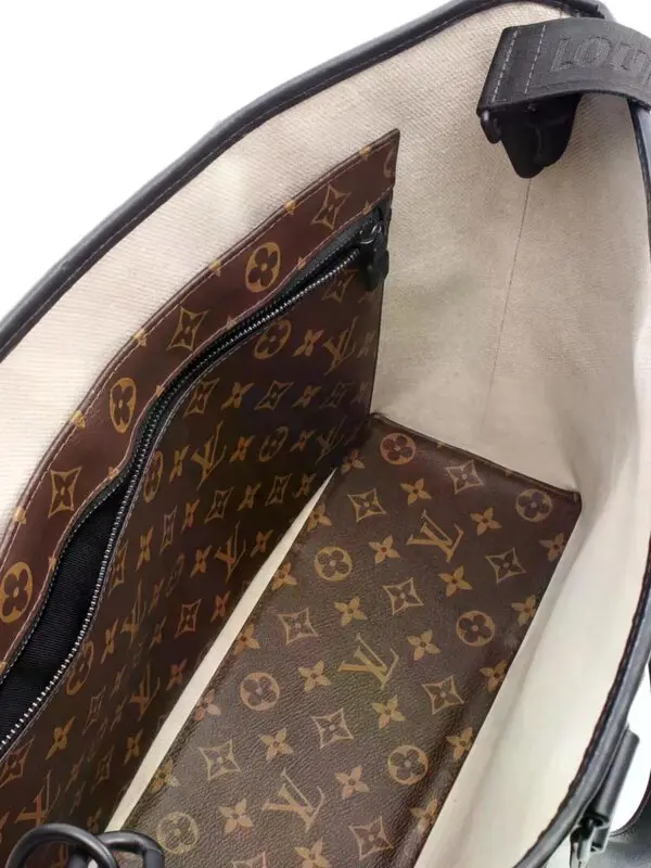 LOUIS VUITTON Monogram Macassar Weekend Tote Pm Bag - Brown