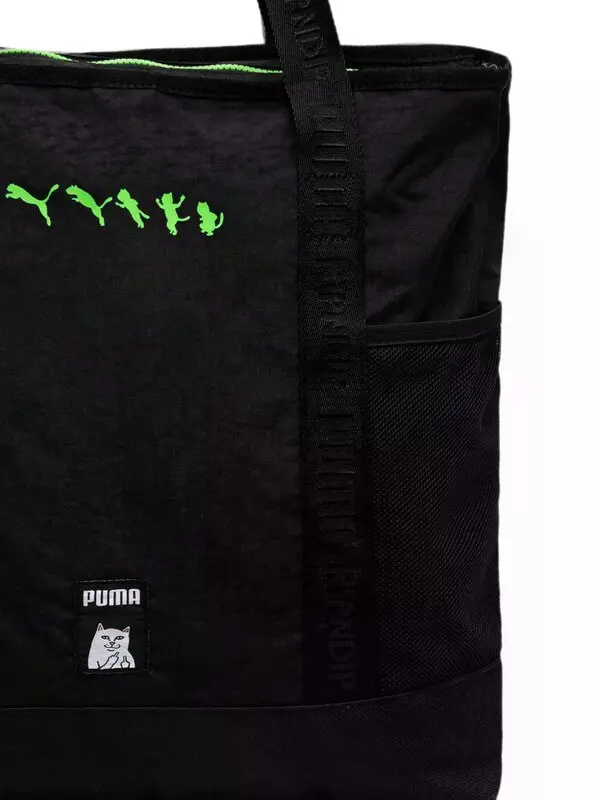 PUMA X Ripndip Graphic-print Mesh-pocket Tote Bag