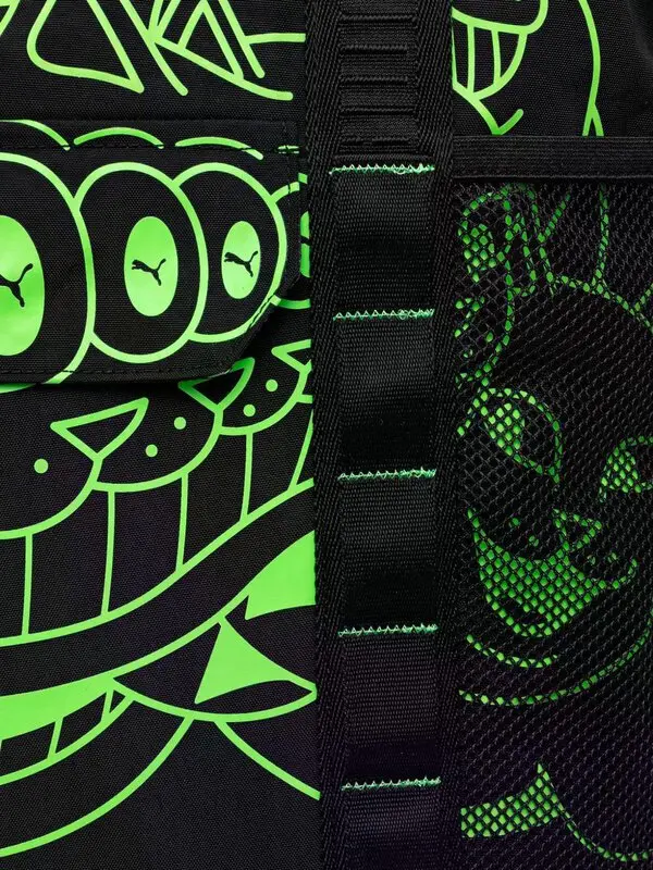 PUMA X Ripndip Graphic-print Mesh-pocket Tote Bag