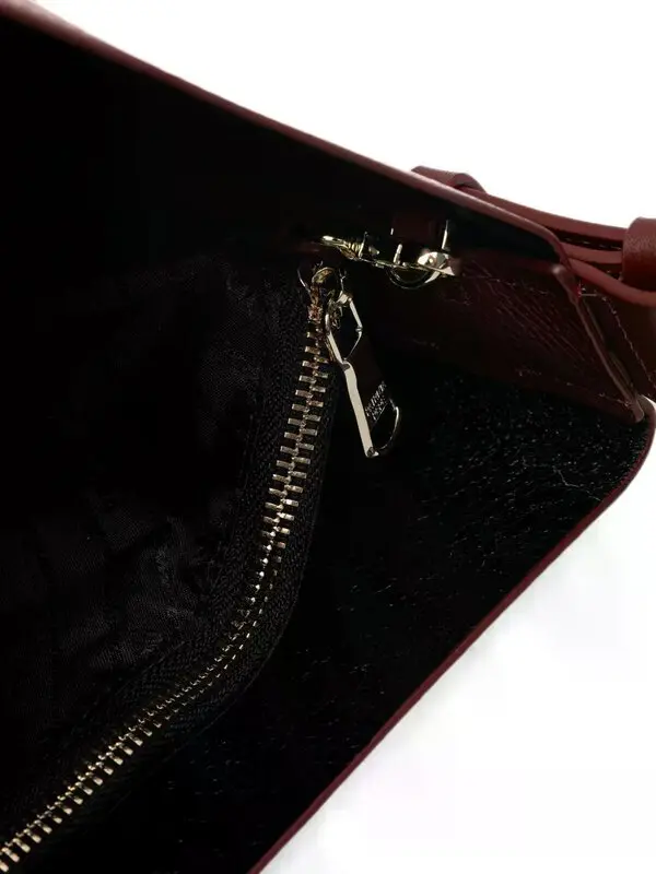 Patrizia Pepe Never Complete Logo-print Grained Bucket Bag