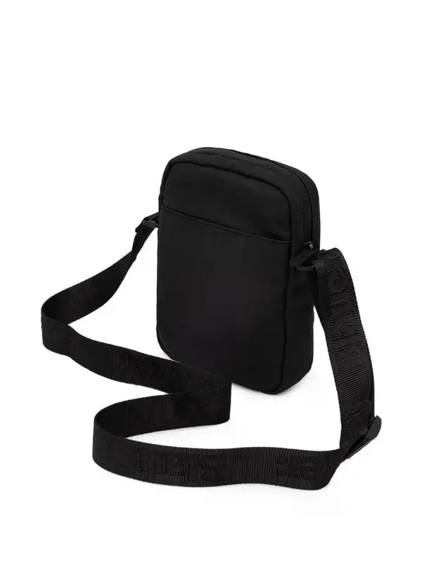 BLAUER. Logo-print Zip-fastening Messenger Bag