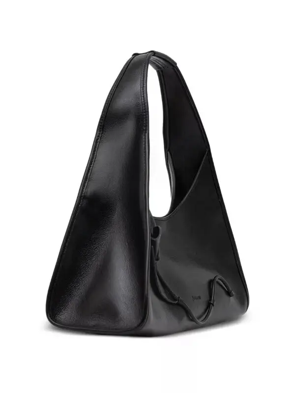 POLLINI Grained Tote Bag With Calla Flower Appliqu