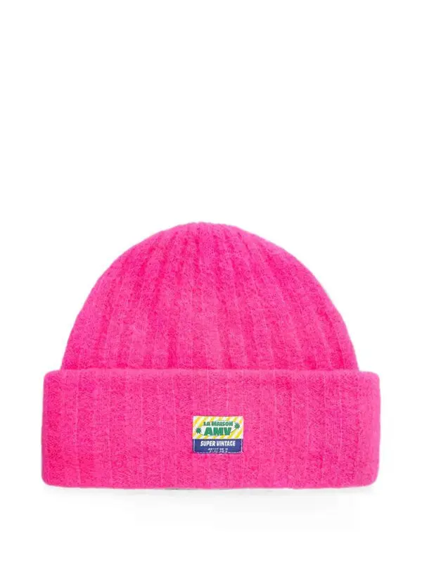 American Vintage Vitow Beanie Hat - Pink