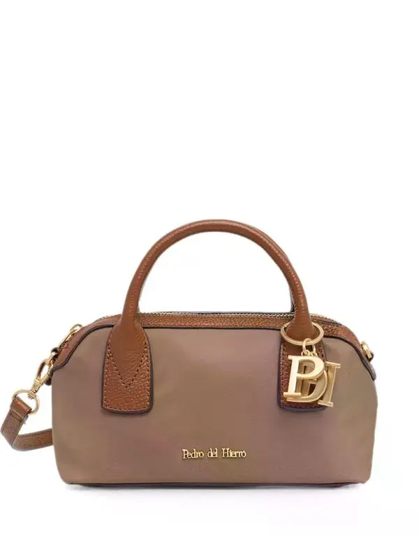 PEDRO DEL HIERRO Logo-charm Tote Bag - Brown