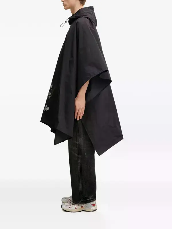Alpha Industries Logo-print Rain Hooded Jacket