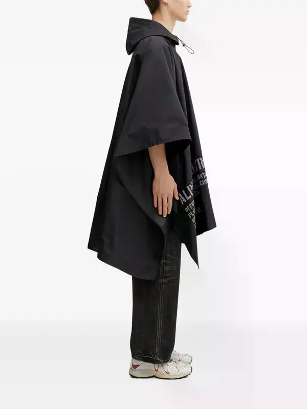 Alpha Industries Logo-print Rain Hooded Jacket