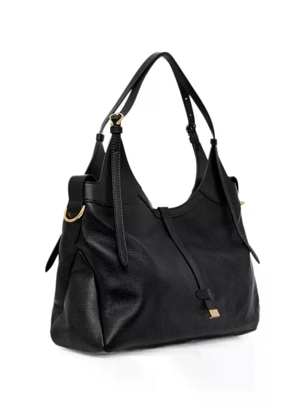 POLLINI Grained-leather Buckle-detail Tote Bag