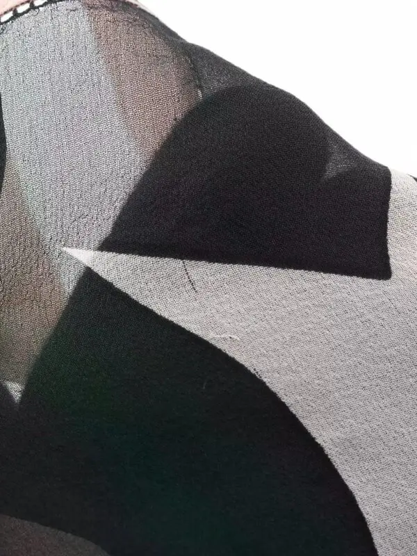 LOUIS VUITTON 2010s Geometric-print Scarf