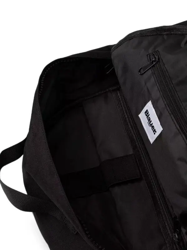BLAUER. Logo-print Zip-fastening Backpack
