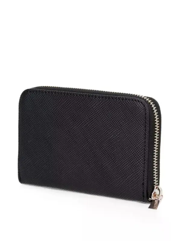 Guess Logo-plaque Zip-around Wallet