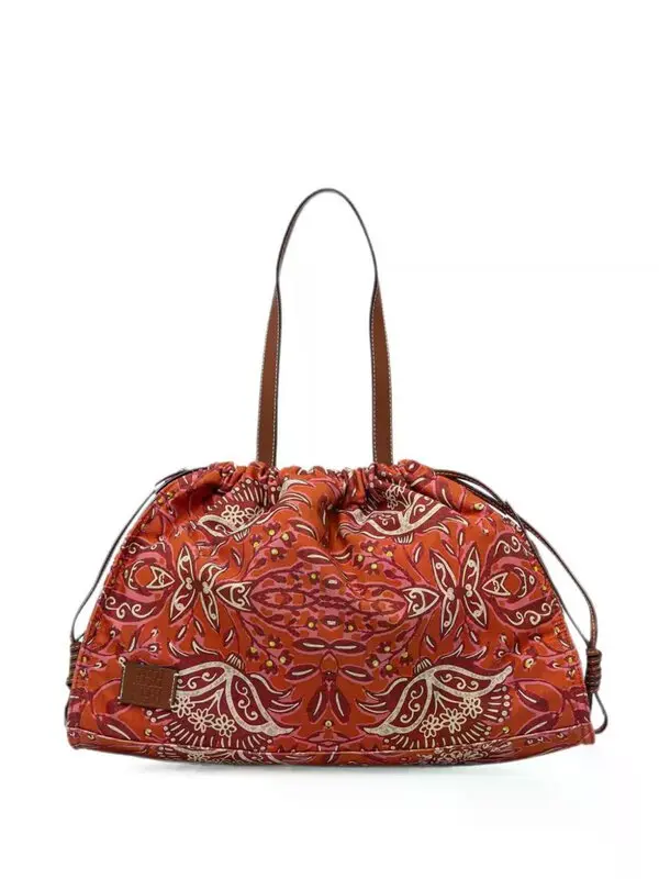 PEDRO DEL HIERRO Paisley-print Drawstring Tote Bag