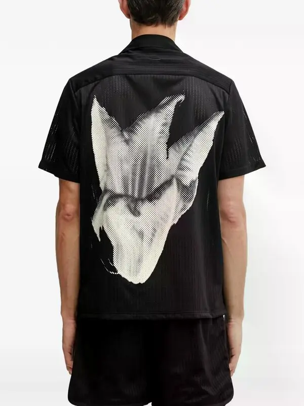 Filling Pieces Resort Graphic-print Mesh Shirt