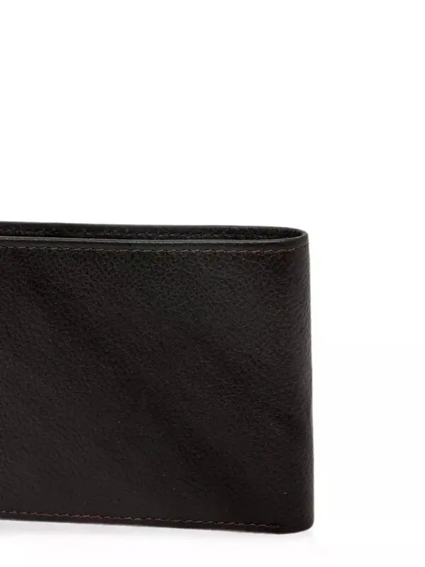 AERONAUTICA MILITARE Logo-plaque Grained Leather Wallet