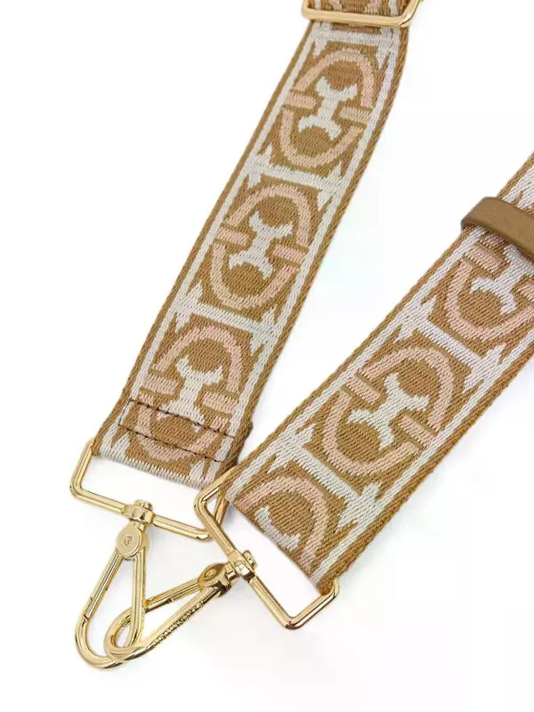 COCCINELLE Monogram-pattern Lobster-claw Shoulder Strap