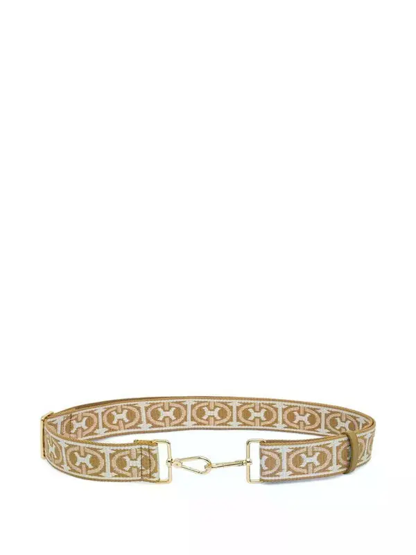 COCCINELLE Monogram Pattern Shoulder Strap - Neutrals