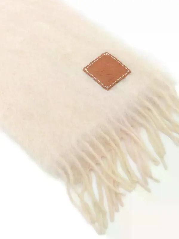 Loewe 2010s Anagram Fringed Scarf