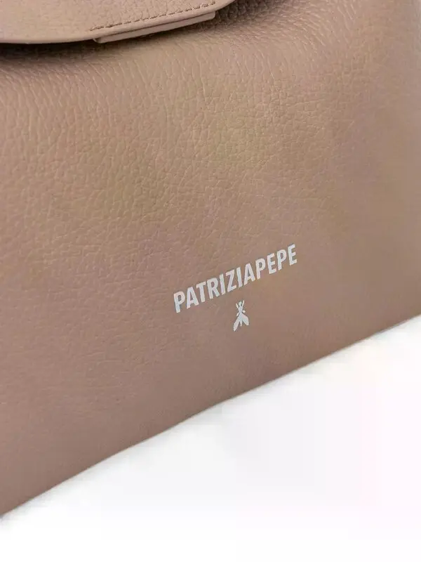 Patrizia Pepe Grained-leather Shoulder Bag