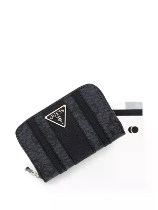 Guess Laurel Logo-print Panelled Wallet