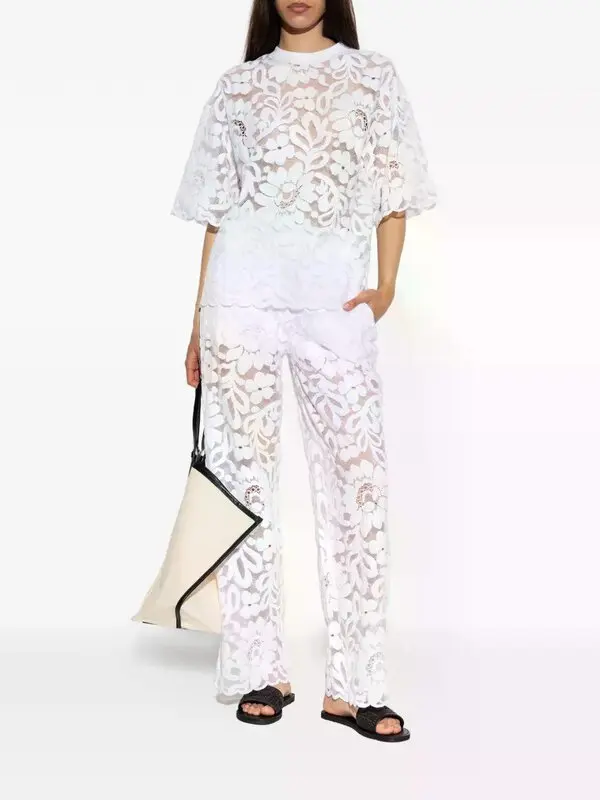 ALLSAINTS Amelie Floral Lace Trousers